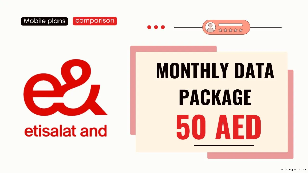 Etisalat 50 AED Monthly Unlimited Data Package Guide - Priceyoo